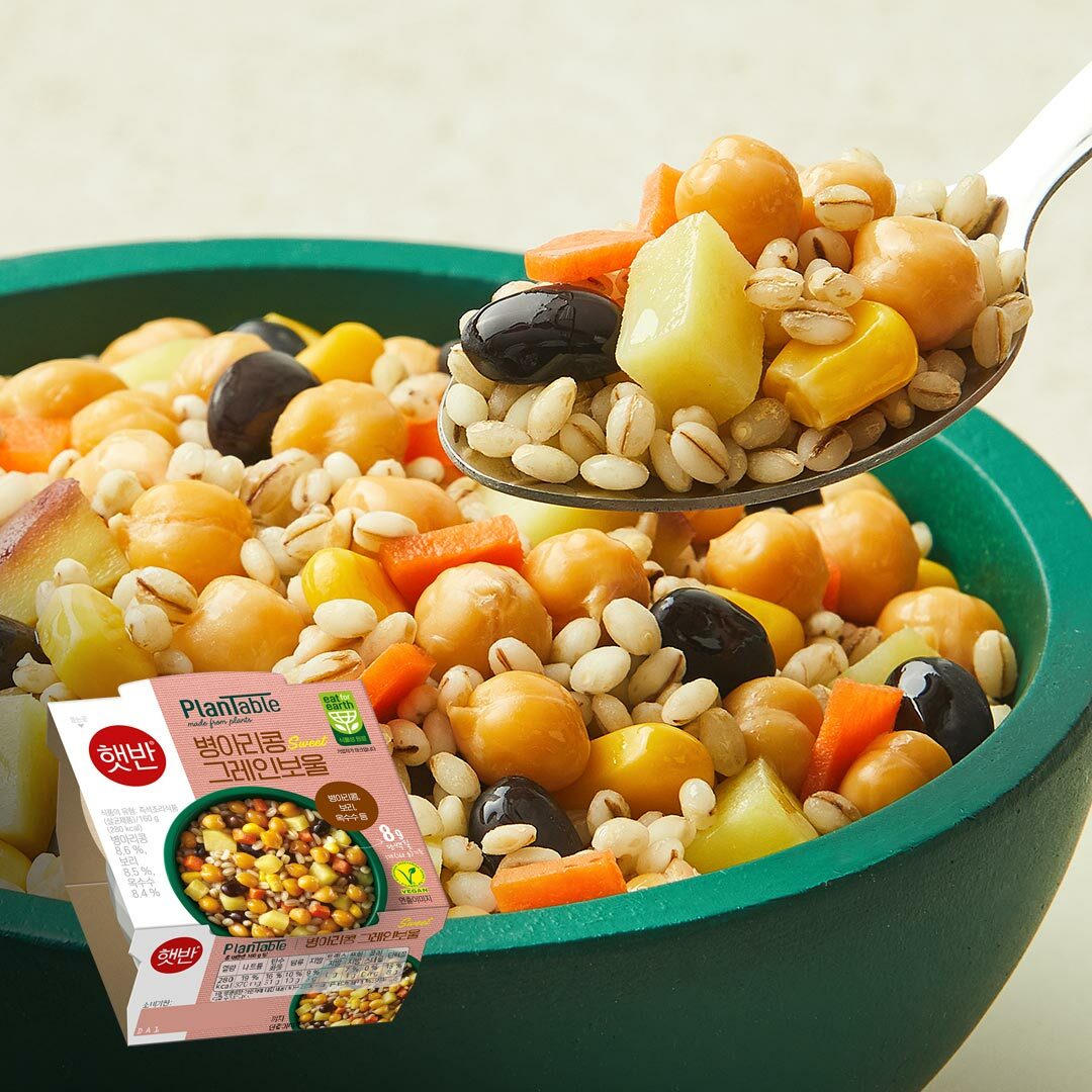 CJ제일제당 플랜테이블 병아리콩 그레인보울 160g - 위시버킷