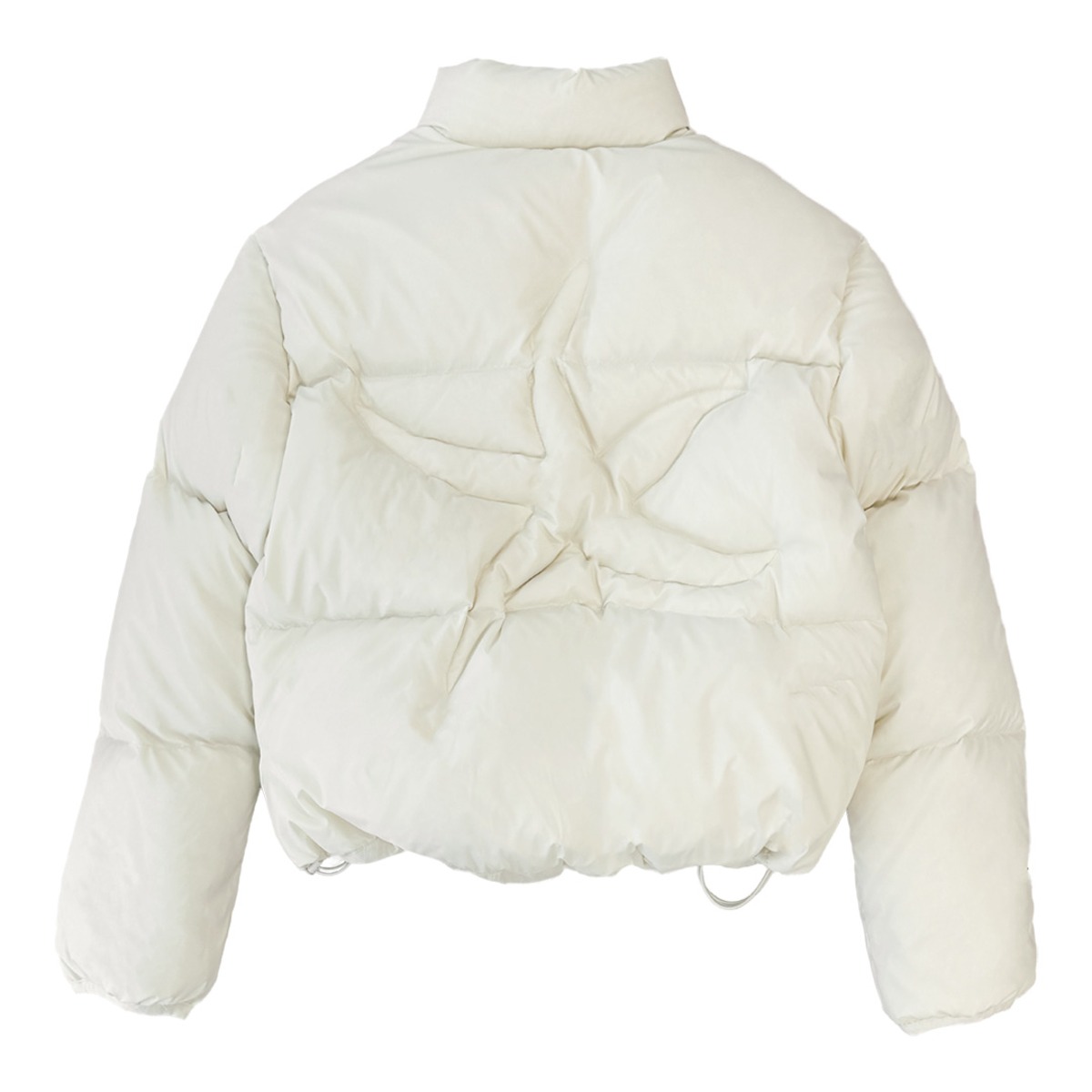 더콜디스트모먼트 TCM starfish logo puffer jacket (white) - 위시버킷
