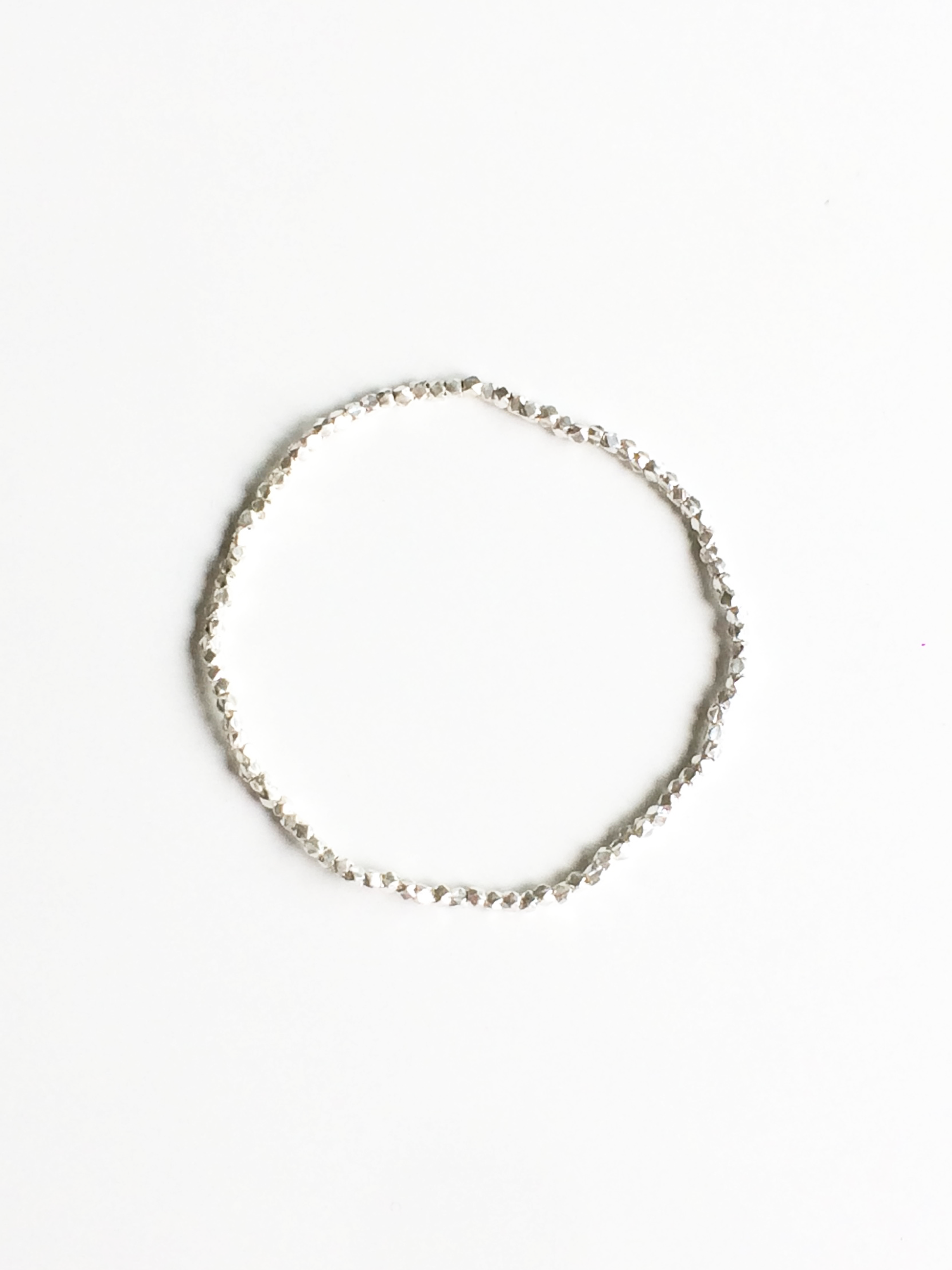 COZYNIGHT [SILVER925] core silver beads bracelet - 위시버킷
