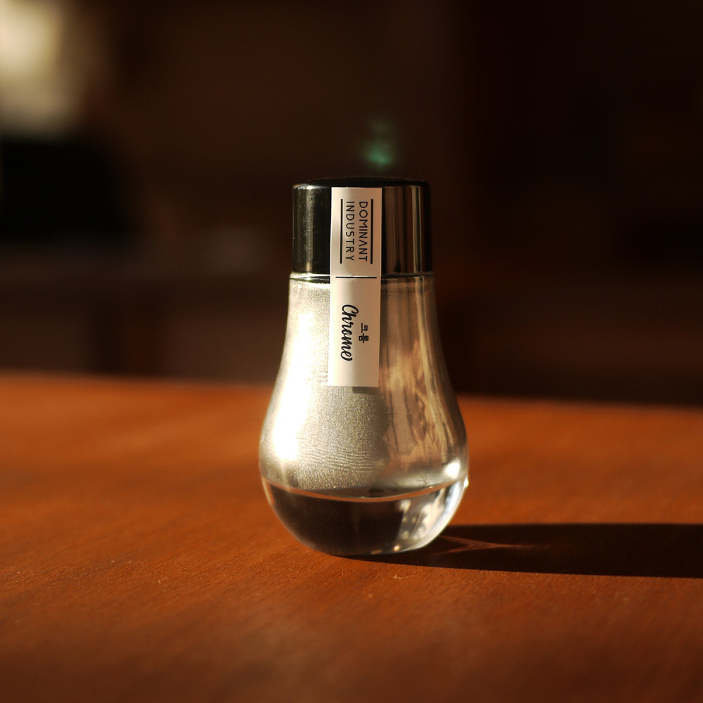 도미넌트인더스트리 015 크롬 Chrome 25ml 미러 잉크 딥펜 잉크캘리 잉크 만년필 잉크 위시버킷