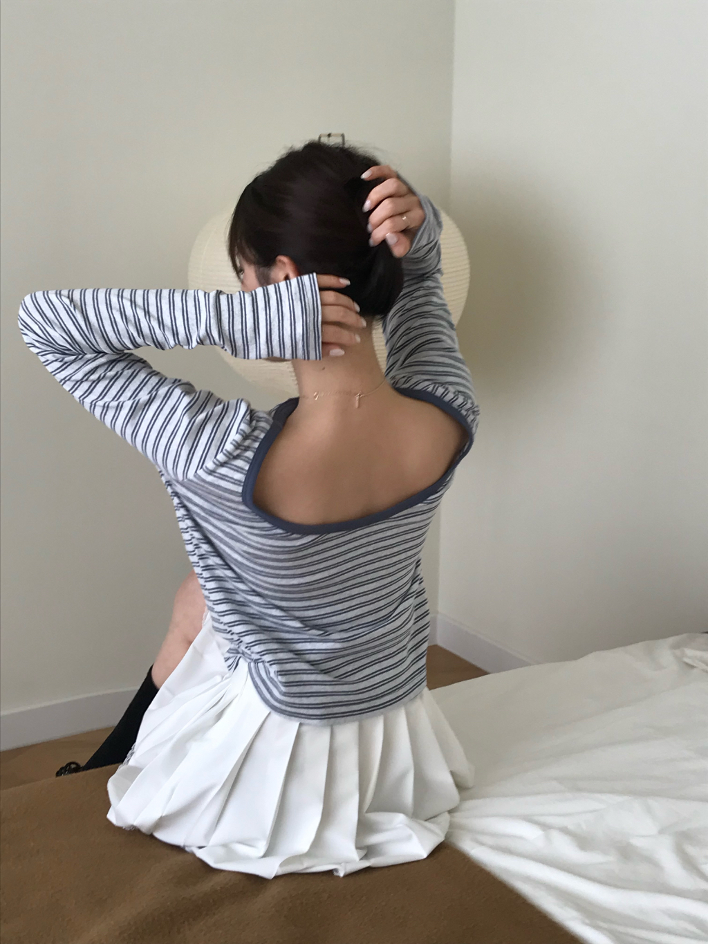 버터엣스카이 deep stripe t-shirt - 위시버킷