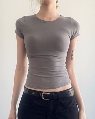 아델리오 basic mini span tee (4color) - 위시버킷