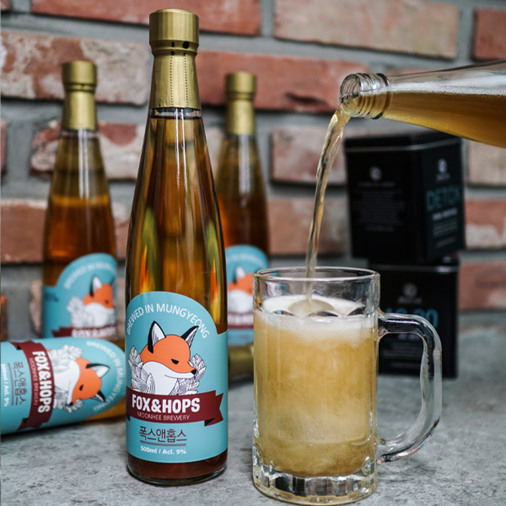 문경주조 폭스앤홉스_500ml (Alc 9%)_문경주조 [원산지:국산] - 위시버킷