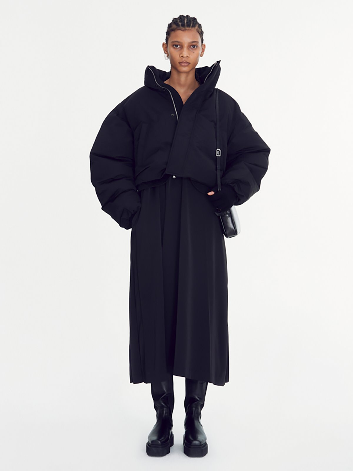 렉토 WOMENS BUTLER PUFFER SHORT PADDING JUMPER (BLACK) - 위시버킷
