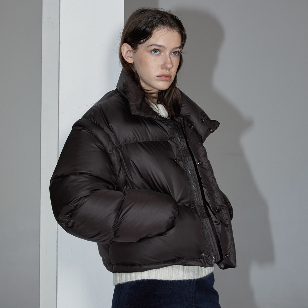 블루브릭 Two-way short padding (brown) - 위시버킷