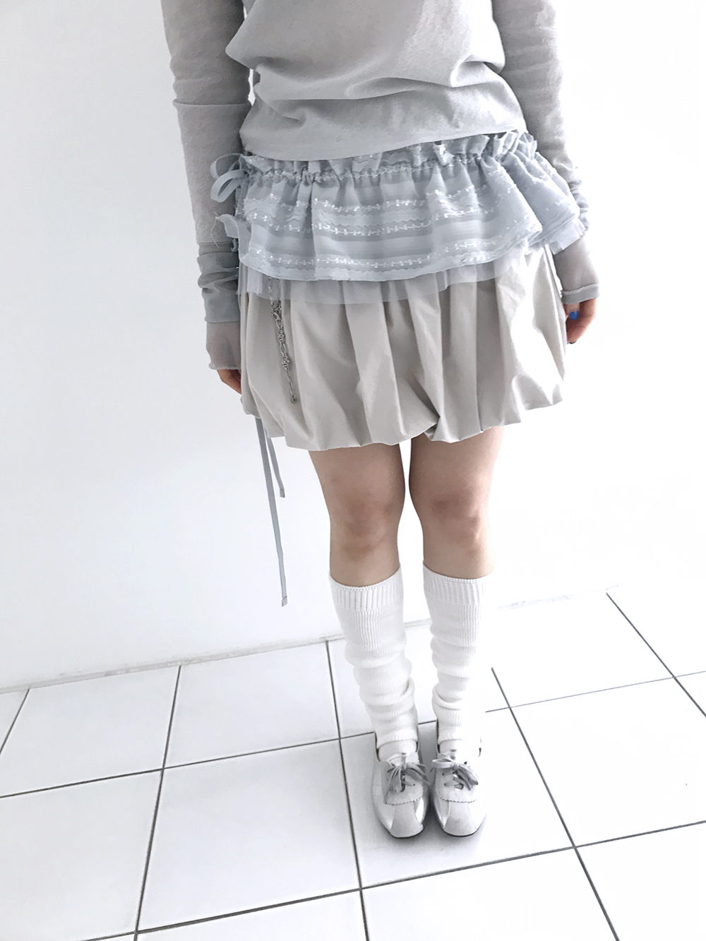 커먼플레이스북 D-ring pumpkin skirt (2c) - 위시버킷