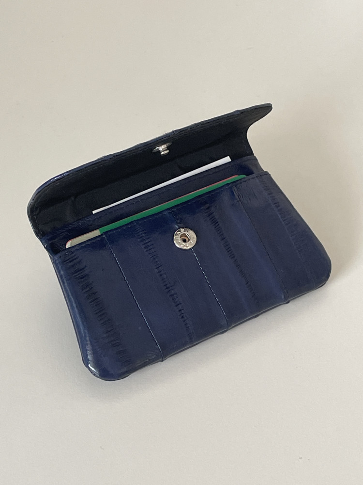 엔디엔아카이브 croissant mini wallet - deep navy - 위시버킷