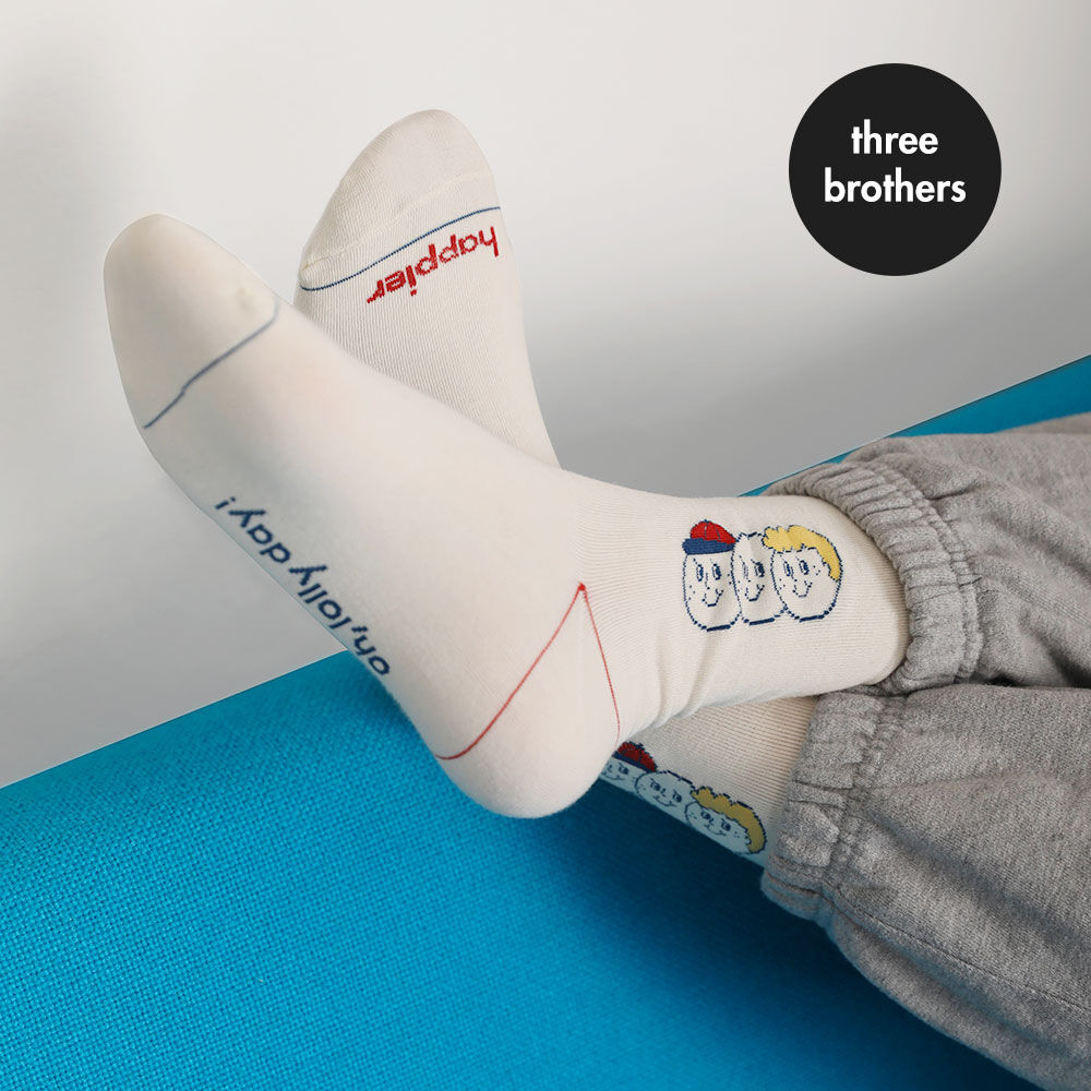 오롤리데이 [O,LD! X I HATE MONDAY] SOCKS_3BROTHERS - 위시버킷