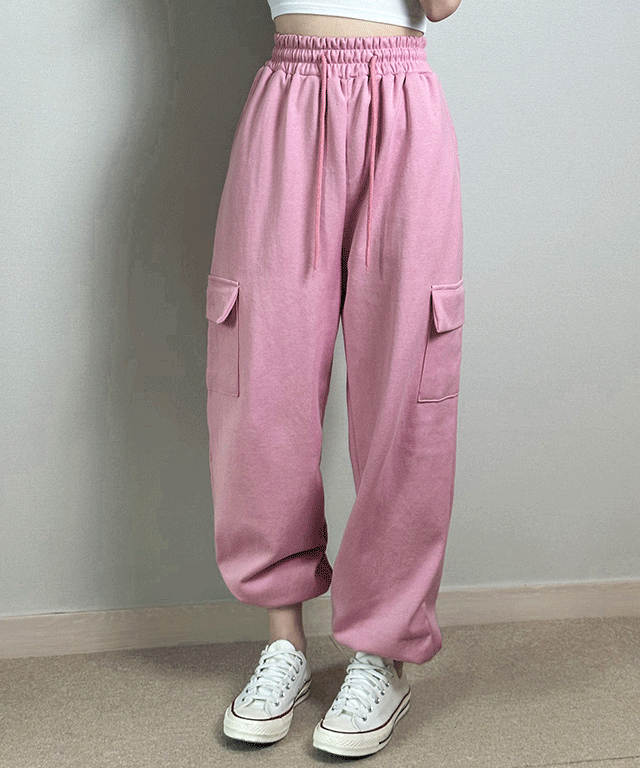 이지룩스 만족도👍🏻 봄 여름 카고조거팬츠 카고바지 조거바지 와이드팬츠 트레이닝바지 트레이닝복 와이드바지 추리닝바지 츄리닝 봄바지 허리밴딩팬츠 핑크 백염 그레이 블랙 위시버킷