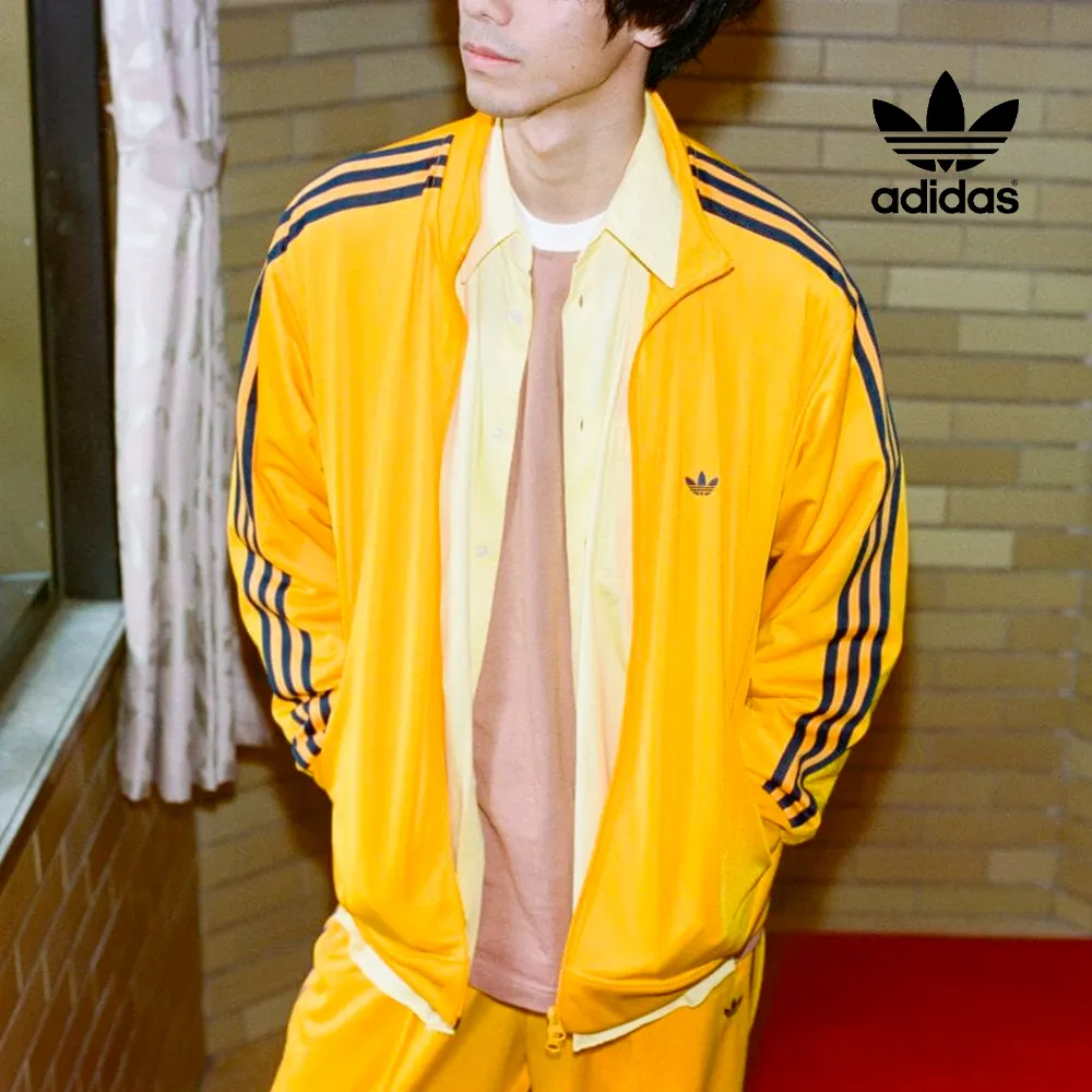아디다스 아디다스 베켄바우어 트랙탑 져지 세미 솔라 골드 옐로우 IK9151 | 상품 상세 | 크로켓 - 위시버킷