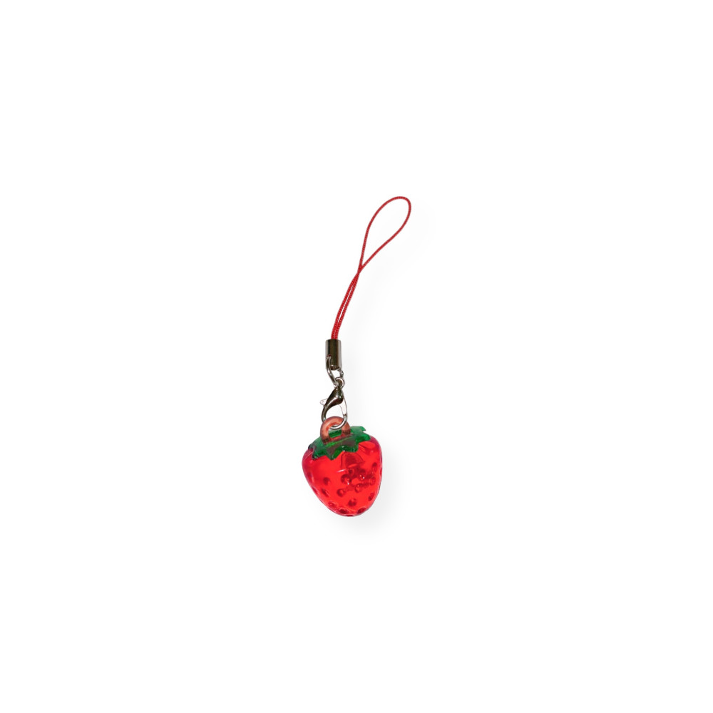 아코도뮤지엄 strawberry phone strap,딸기 폰스트랩 핸드폰줄 - 위시버킷