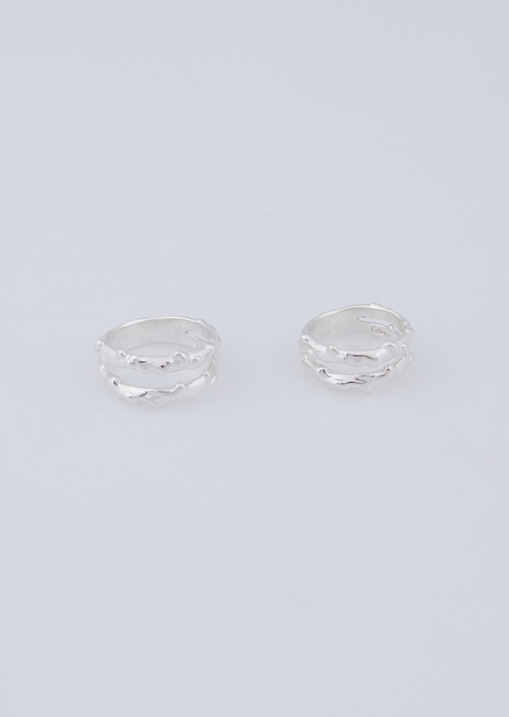 필로우 two layered bud ring - 위시버킷