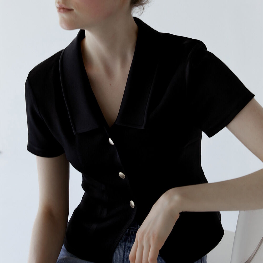 유라고 Classy open collar jacket_2colors - 위시버킷