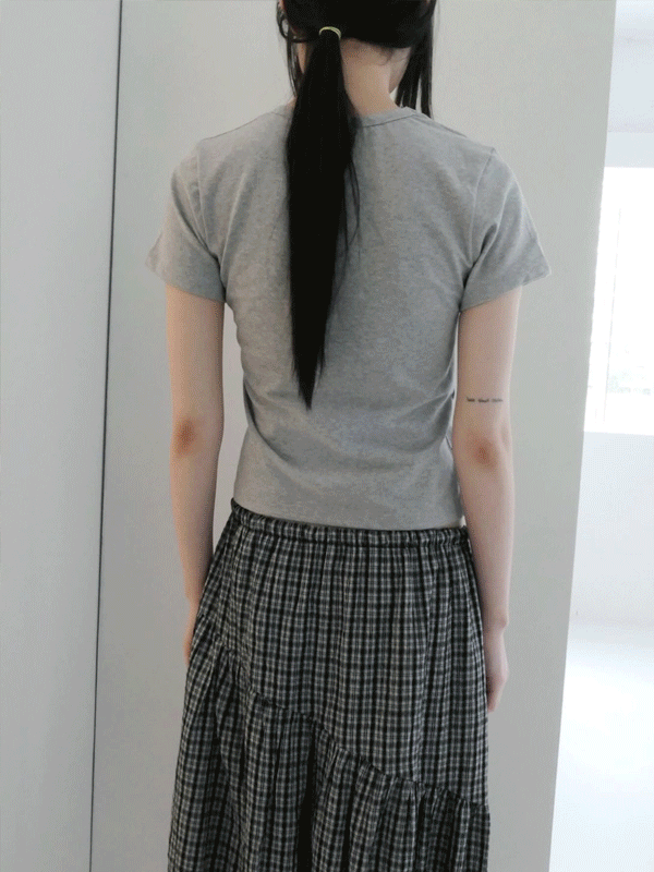 히피디피 gummy tee (5color) - 위시버킷