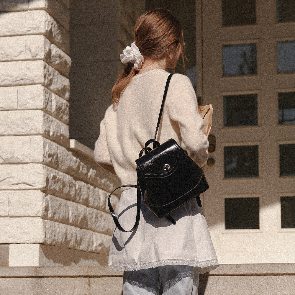 백투베이직스 [단독~5/12]미뇽 백팩 Mignon Backpack - 블랙 - 위시버킷