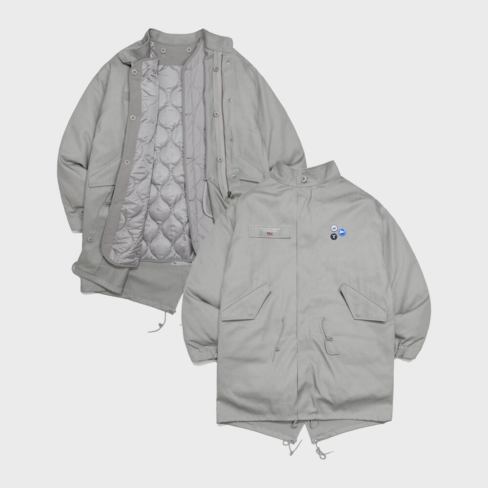 예일 M65 FISHTAIL PARKA GRAY - 위시버킷