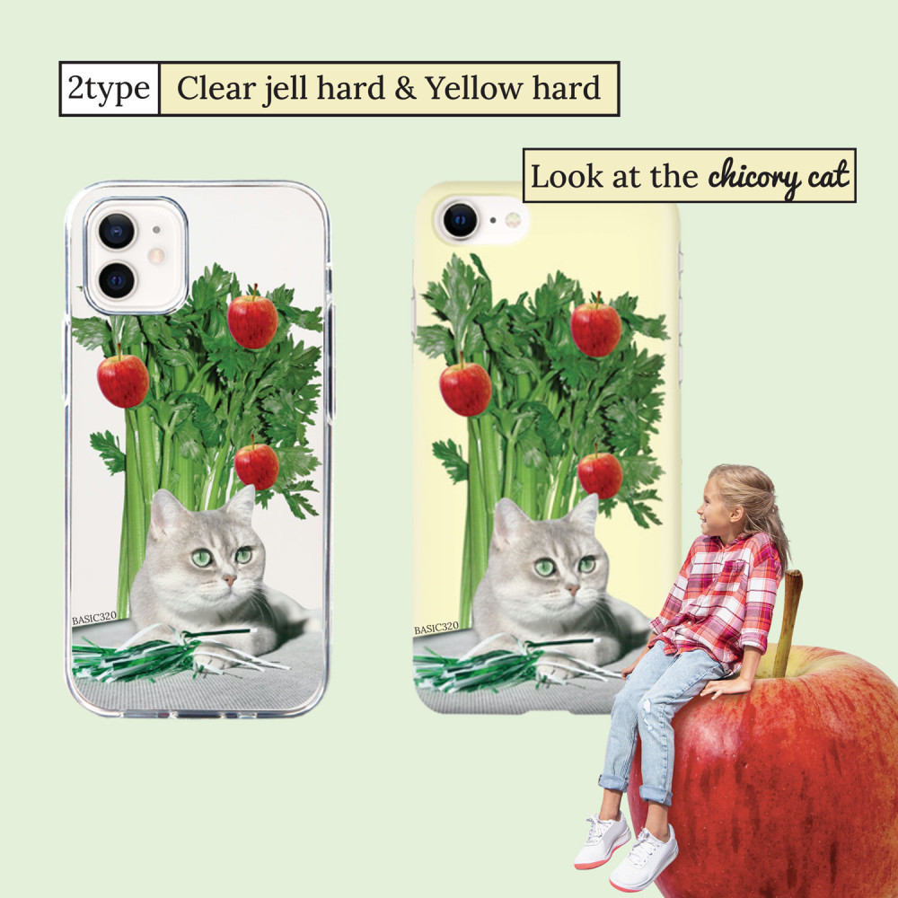 베이직320 Chicory cat case (2type) - 위시버킷