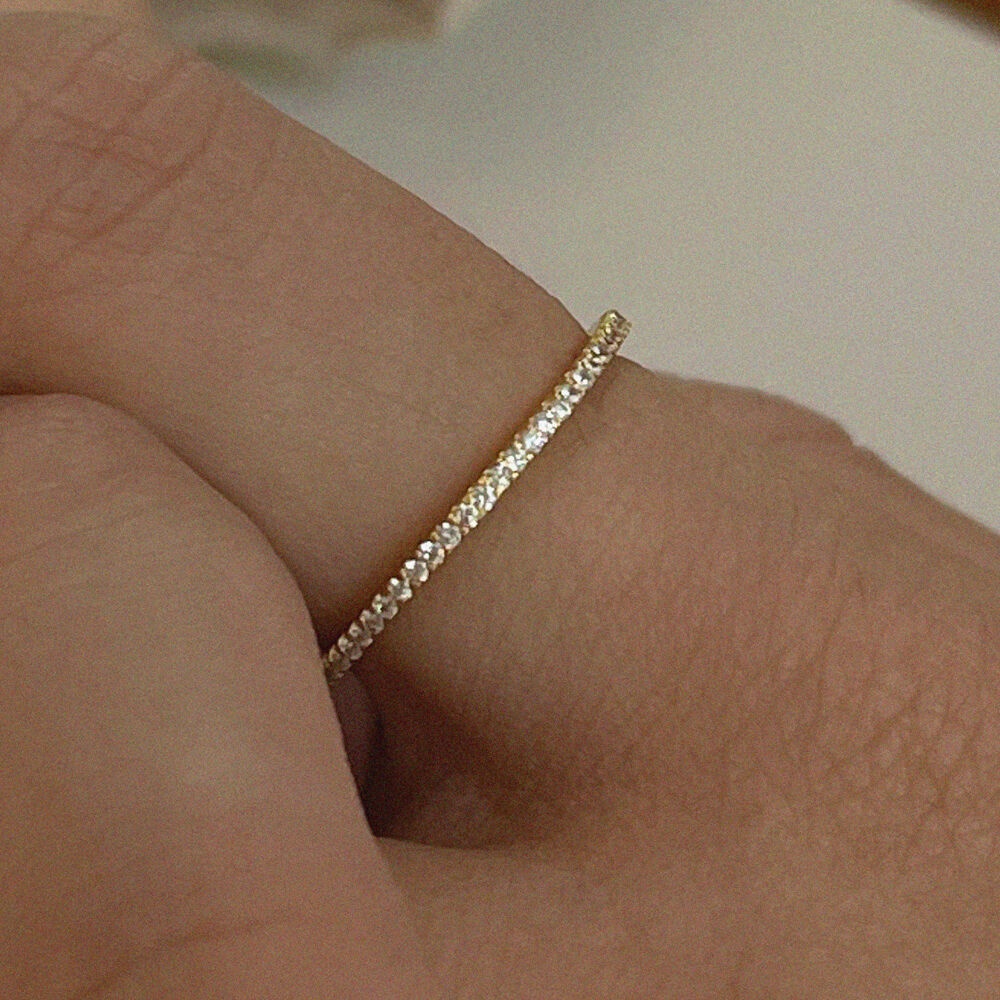 바이위켄드 silver925 thin cubic ring - 위시버킷