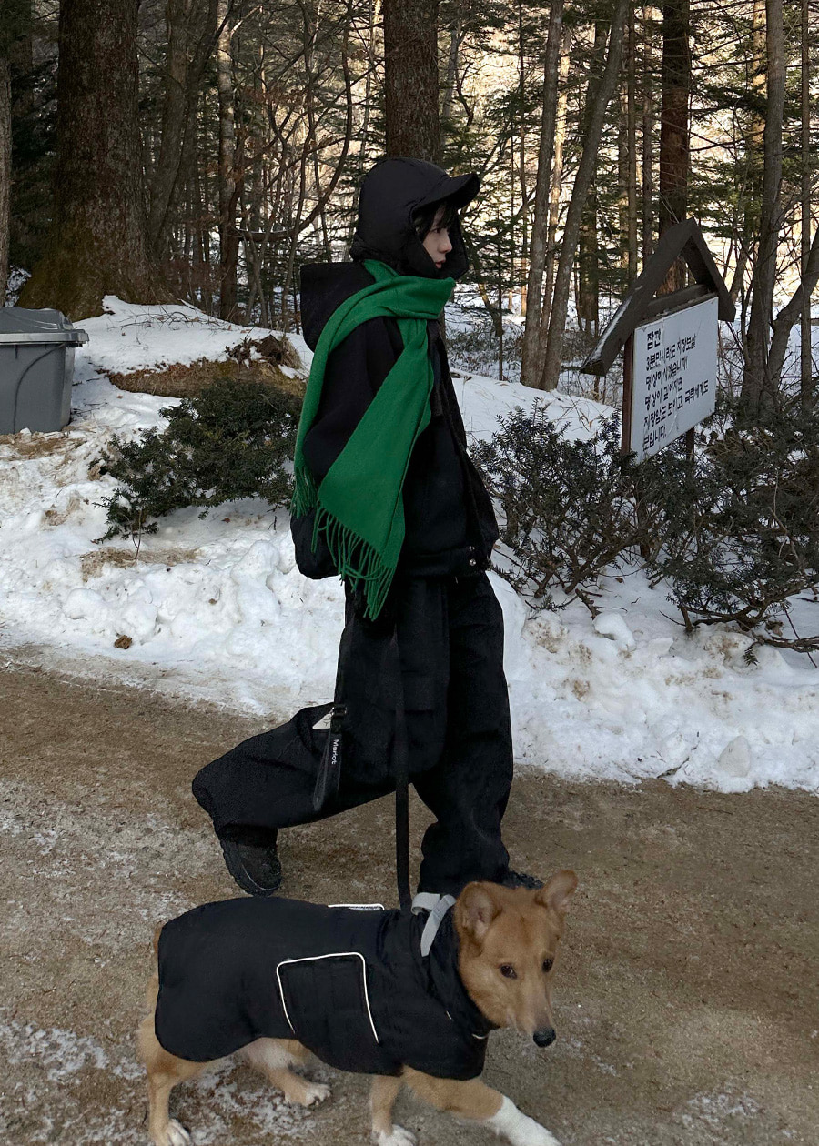 우화 (기모)PUFF CARGO PT - 위시버킷