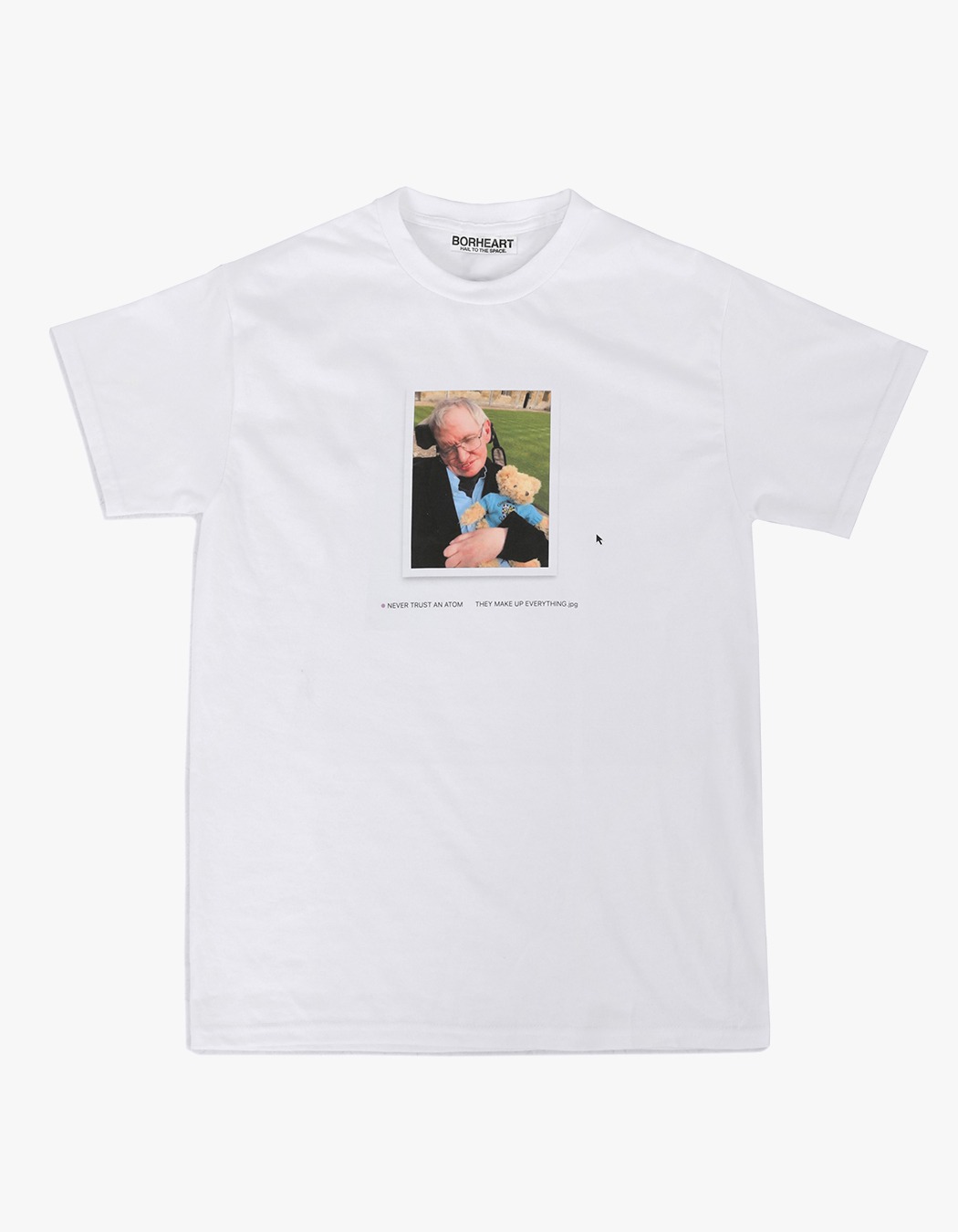 보르하트 Never Trust An Atom Box Tee - White - 위시버킷