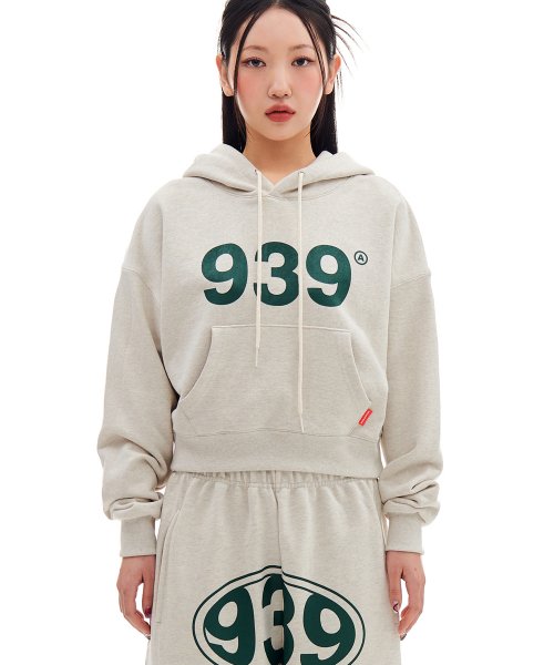 아카이브 볼드 939 LOGO CROP HOOD (OATMEAL) - 위시버킷