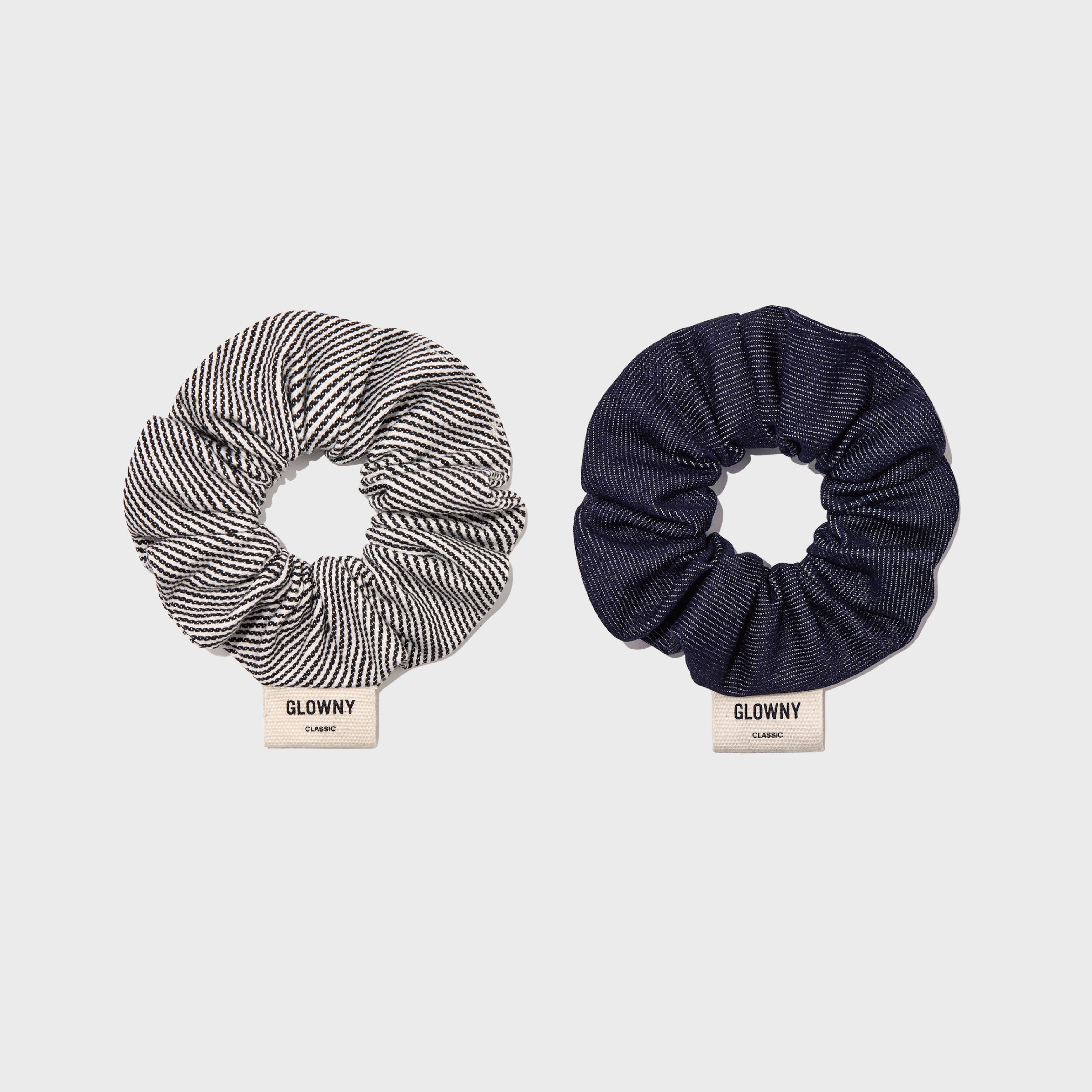 글로니 G DENIM SCRUNCHIE (2 COLORS) - 위시버킷
