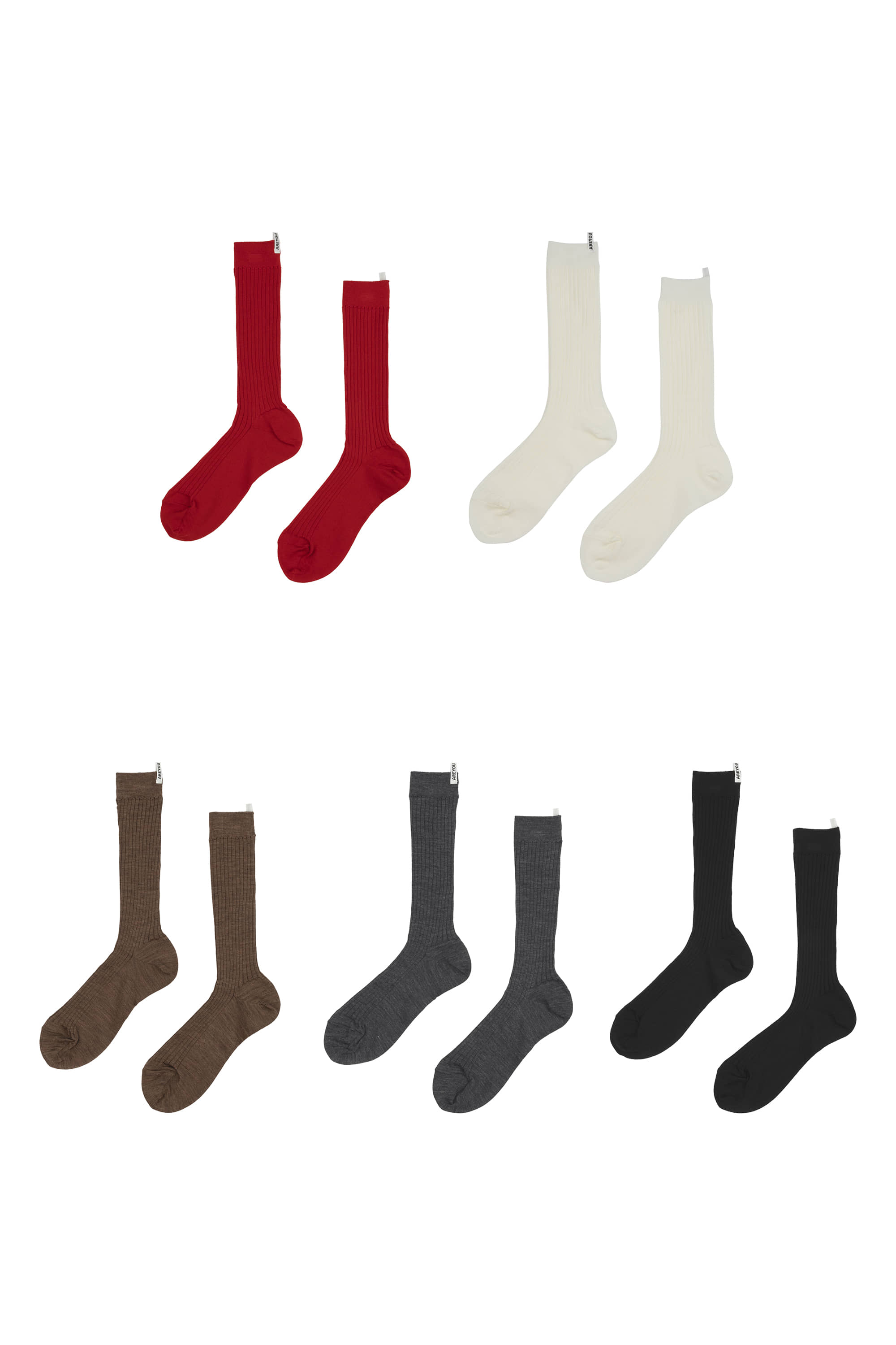 아유서울 DAILY WOOL SOCKS (5COLOR) - 위시버킷