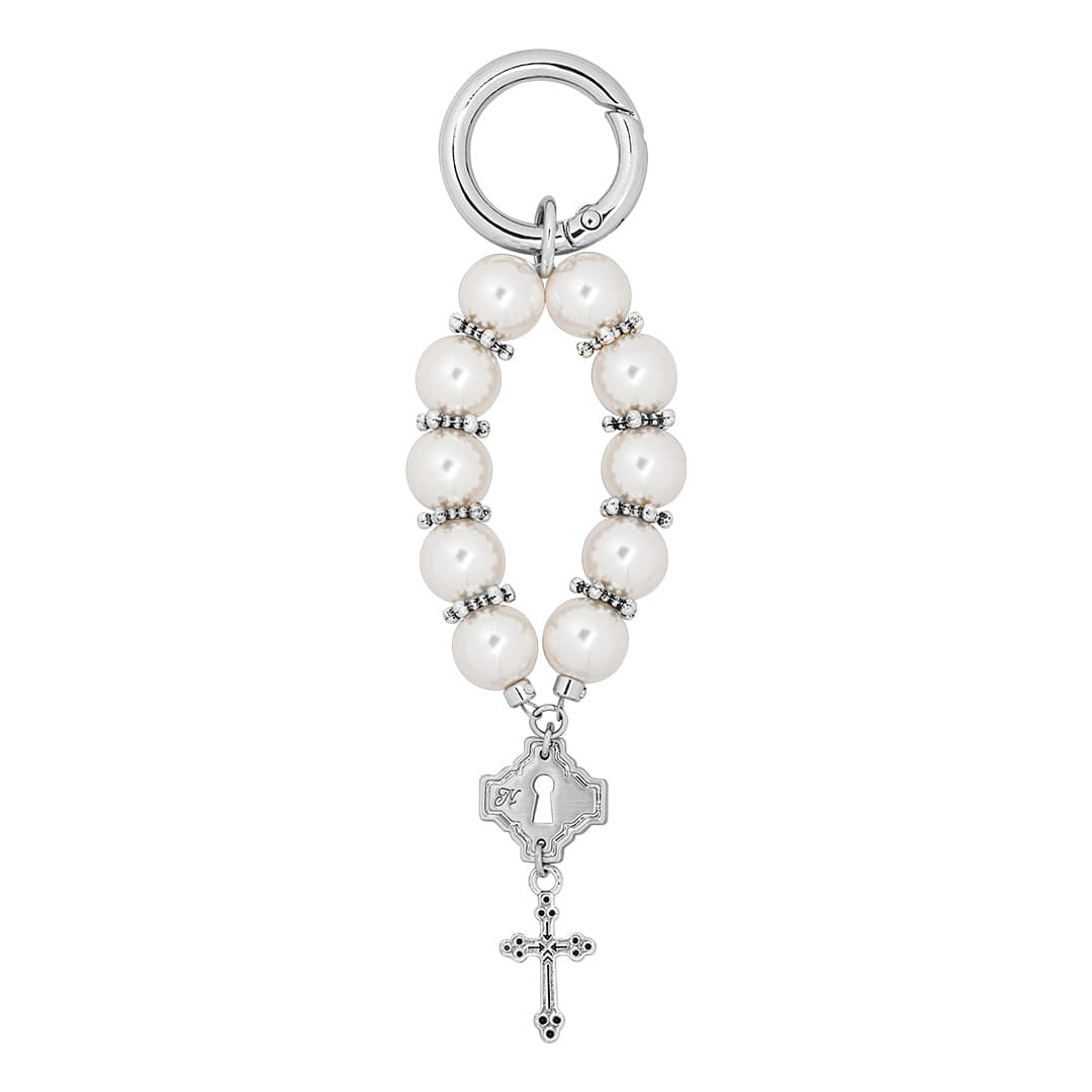 엔프프 cross pearl key ring - 위시버킷