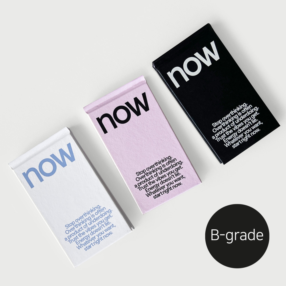 OAB (B-grade) now diary 나우 다이어리 핸디 휴대용 만년형 플래너 스케줄러 - 위시버킷