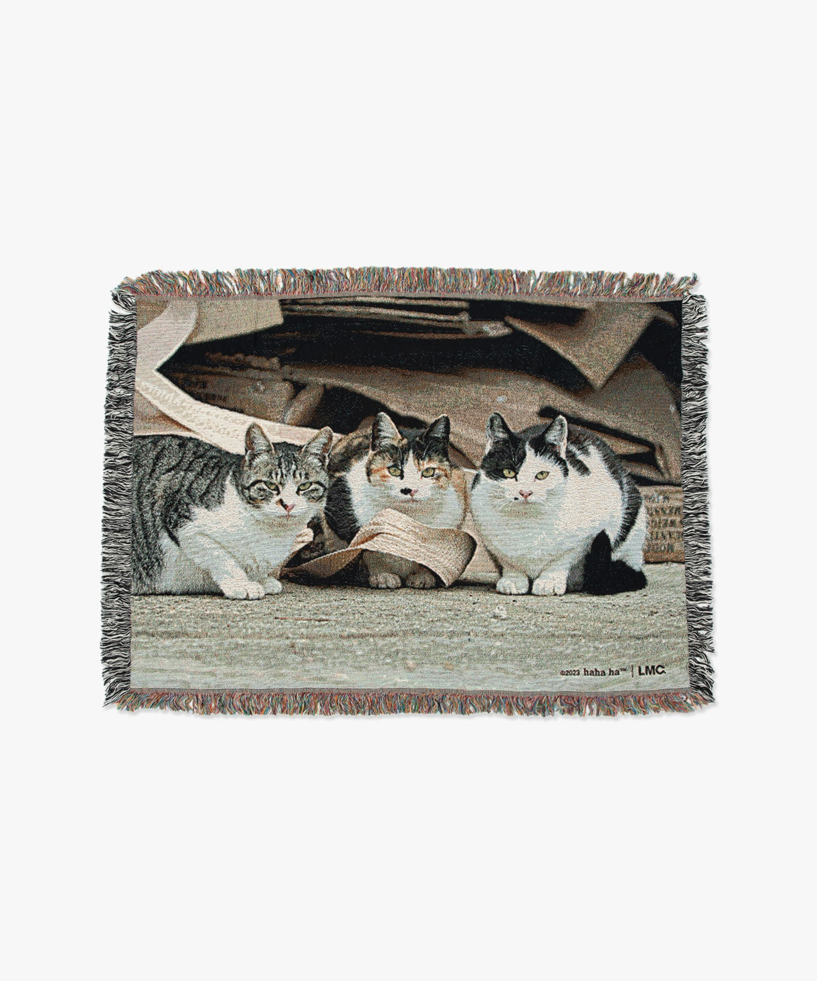 엘엠씨 LMC X HAHA HA SAMSAEK’S FAMILY PORTRAIT BLANKET none - 위시버킷