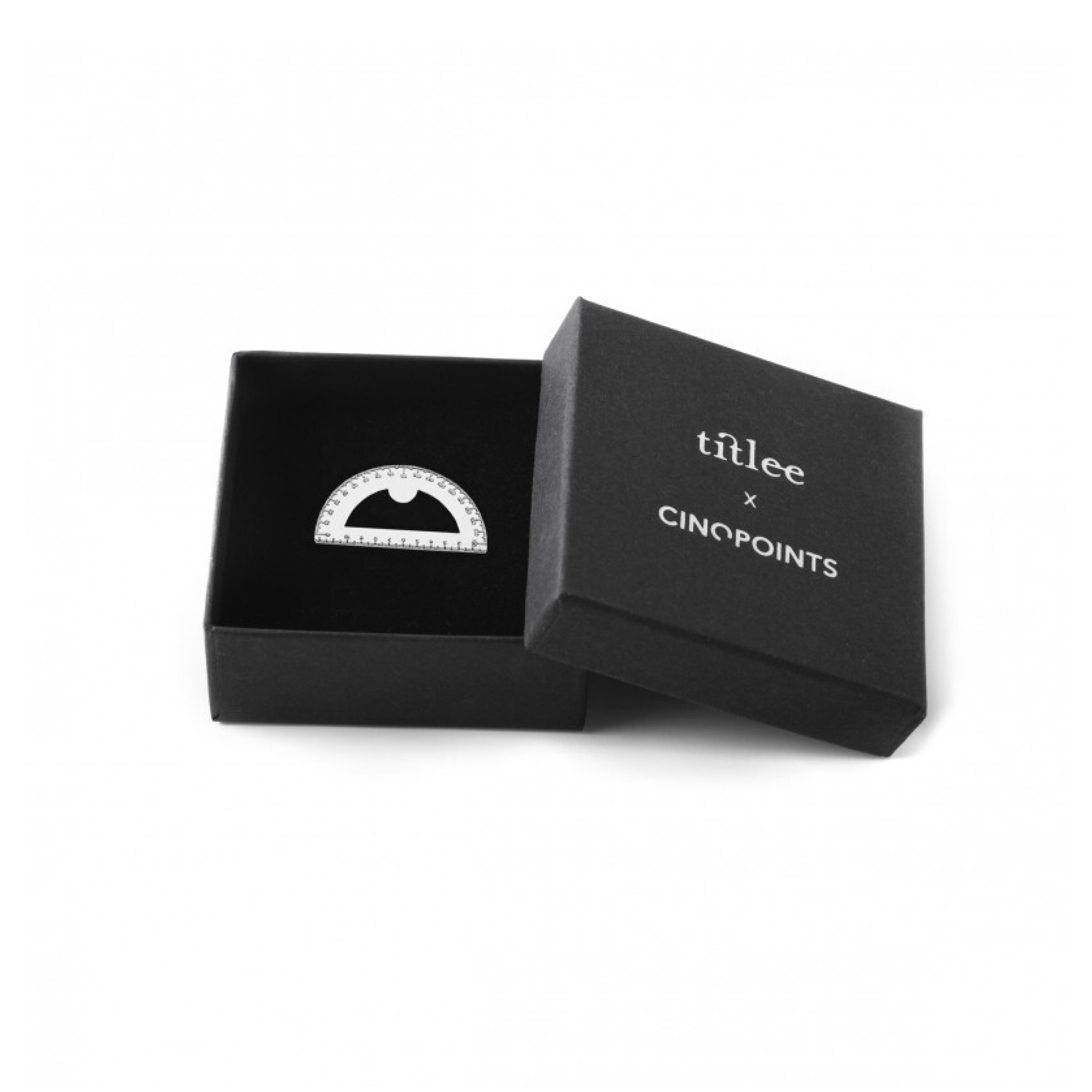 티틀리 뱃지 PIN _ PROTRACTOR(CINQPOINTS x TITLEE PARIS) - 위시버킷