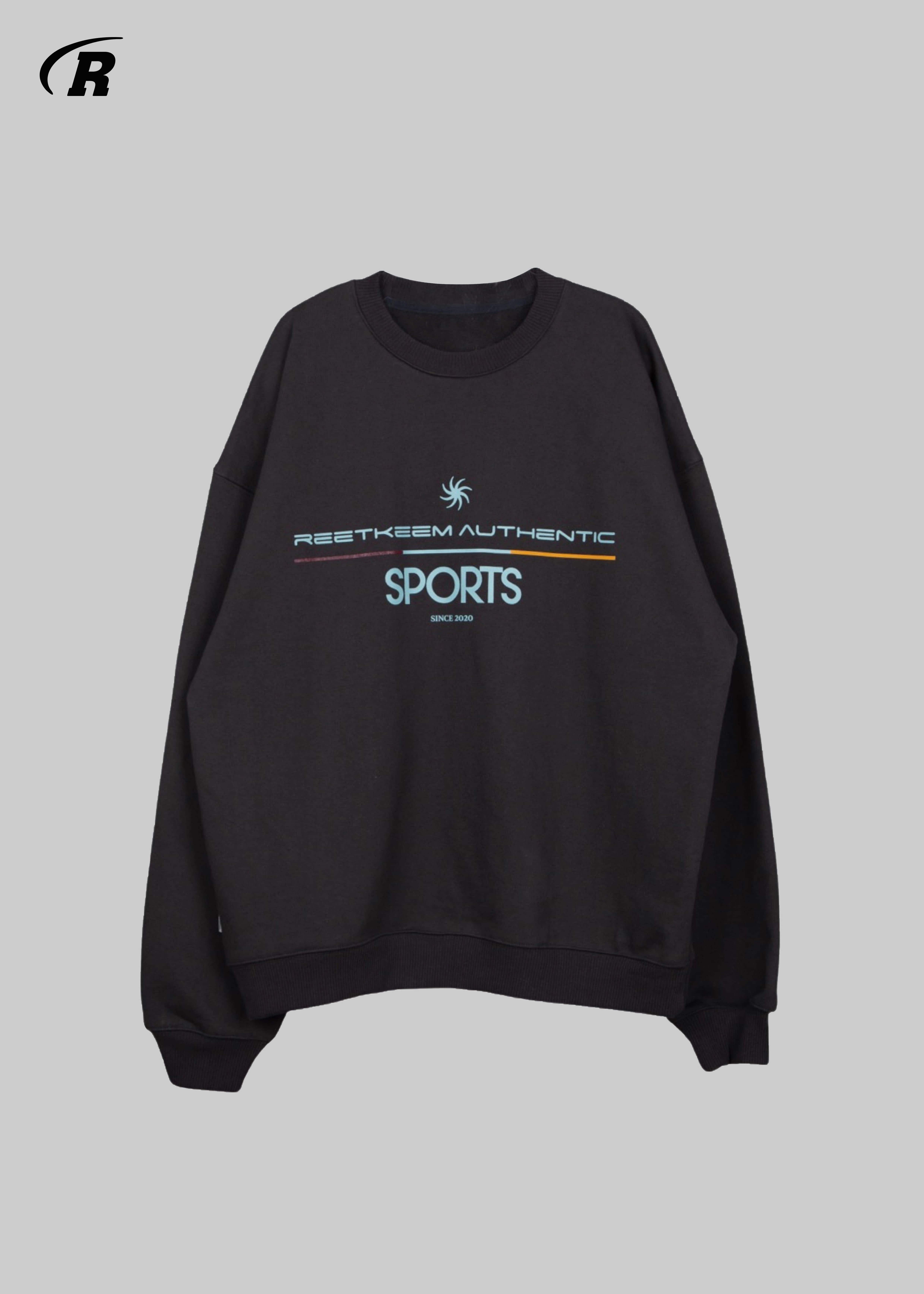릿킴 Rtk. ATHLETIC SWEAT SHIRT, CHARCOAL - 위시버킷