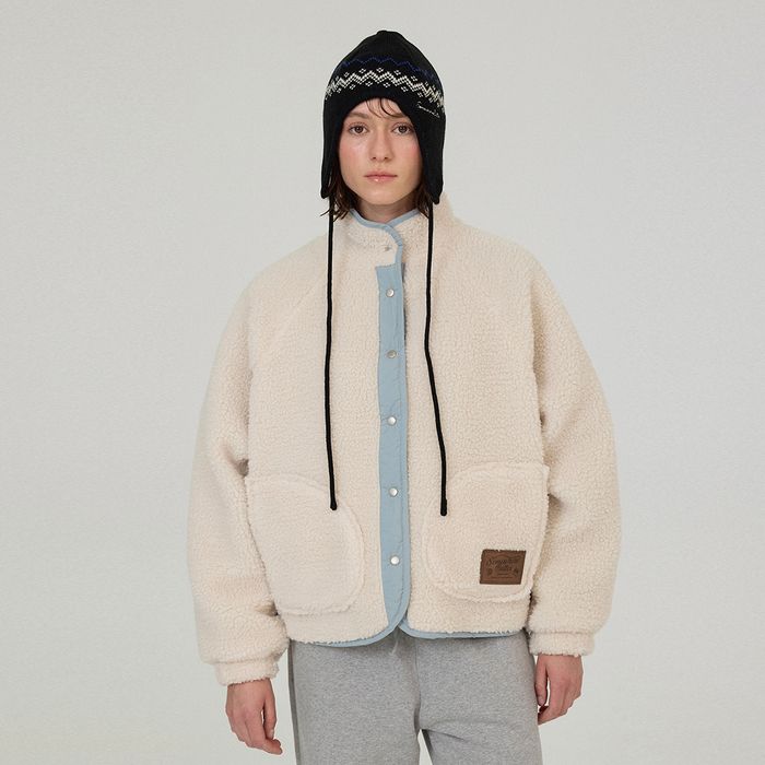 썸웨어버터 Poppy Fleece Jumper - Ivory - 위시버킷