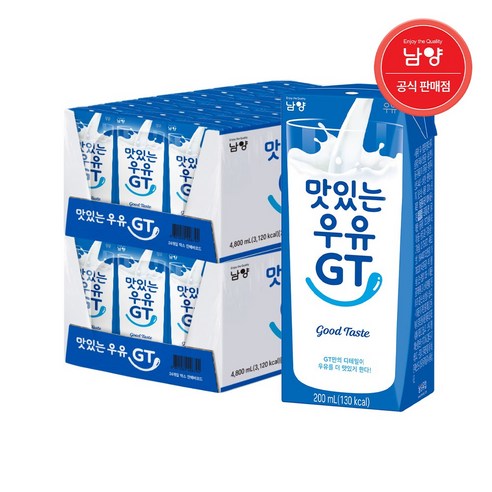 남양유업 맛있는우유GT 멸균우유, 200ml, 48개 - 우유 | 쿠팡 - 위시버킷
