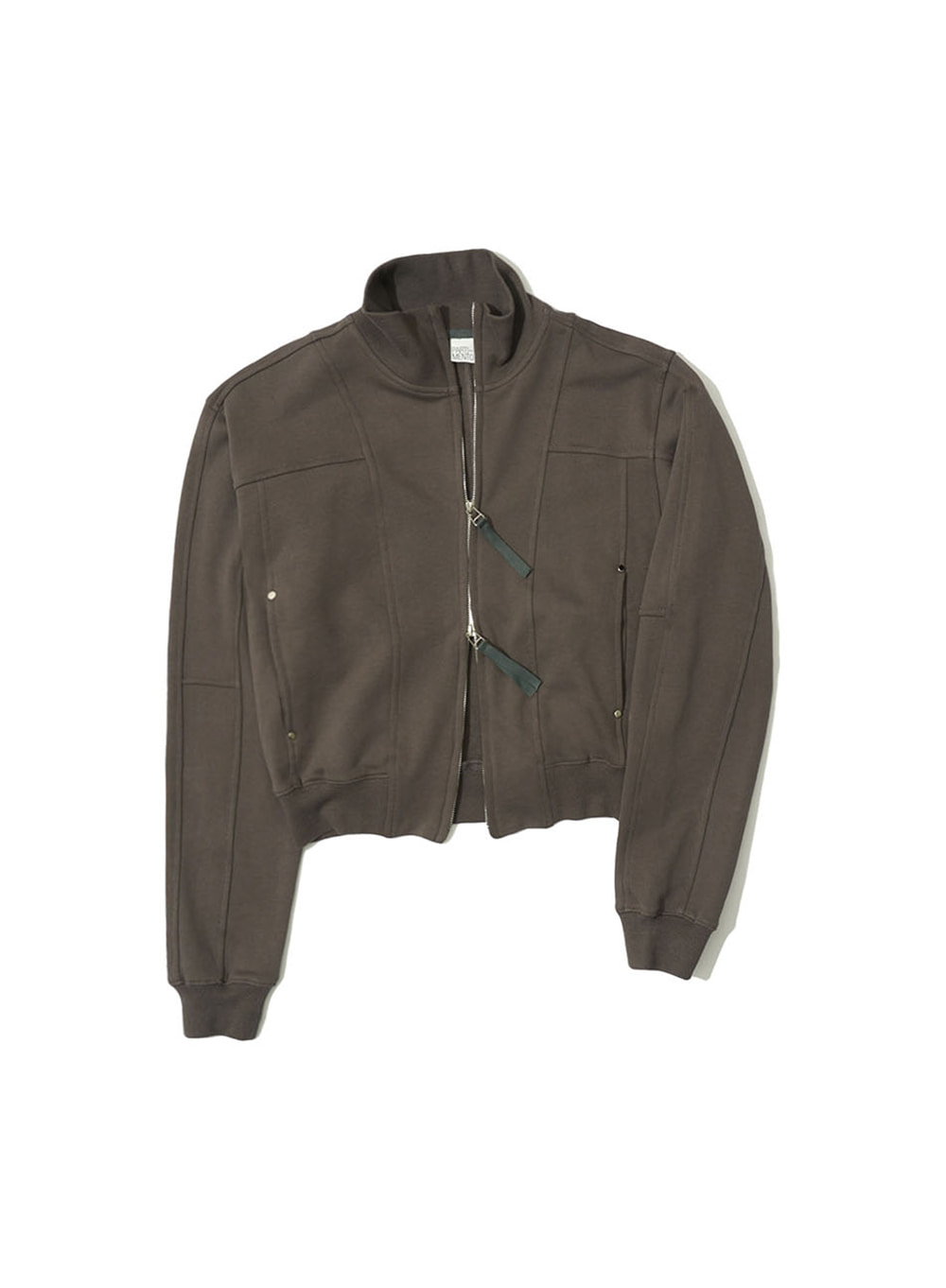 파르티멘토 [WOMEN] LINE JERSEY TRACK JACKET_CHARCOAL - 위시버킷