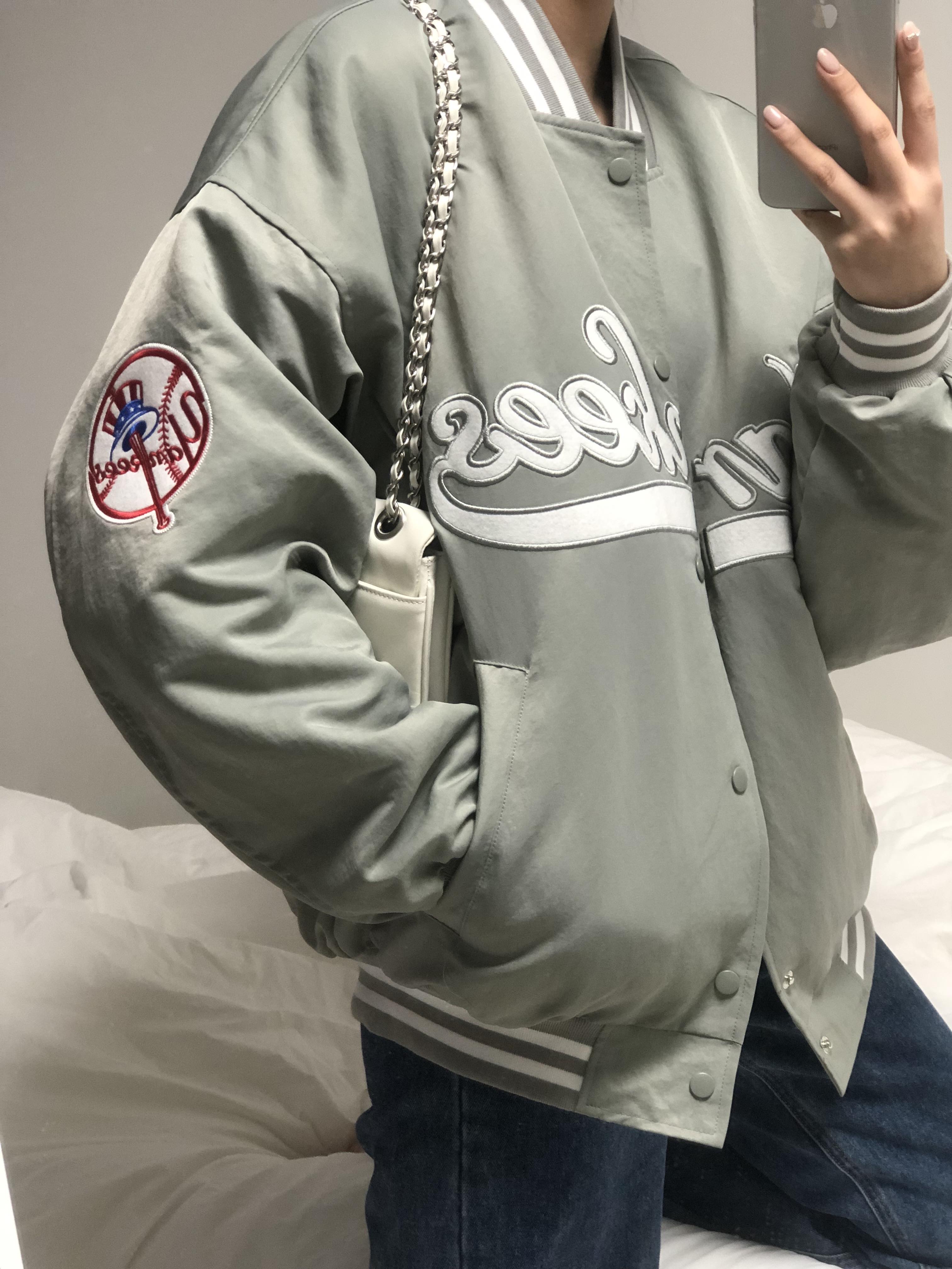 제니오 oversized vasity jacket - 위시버킷