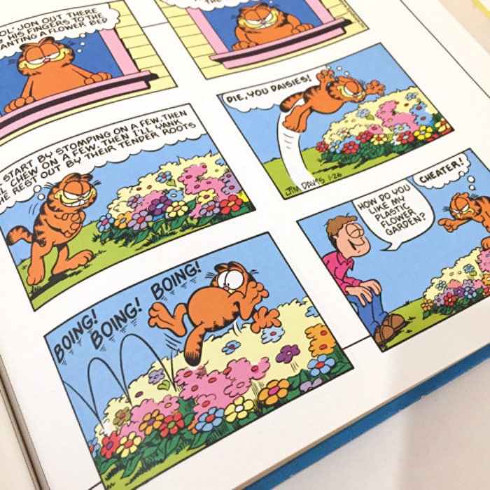 칠라이프 [U.S.A]80s GARFIELD 가필드 “TREASURY” color book. - 위시버킷