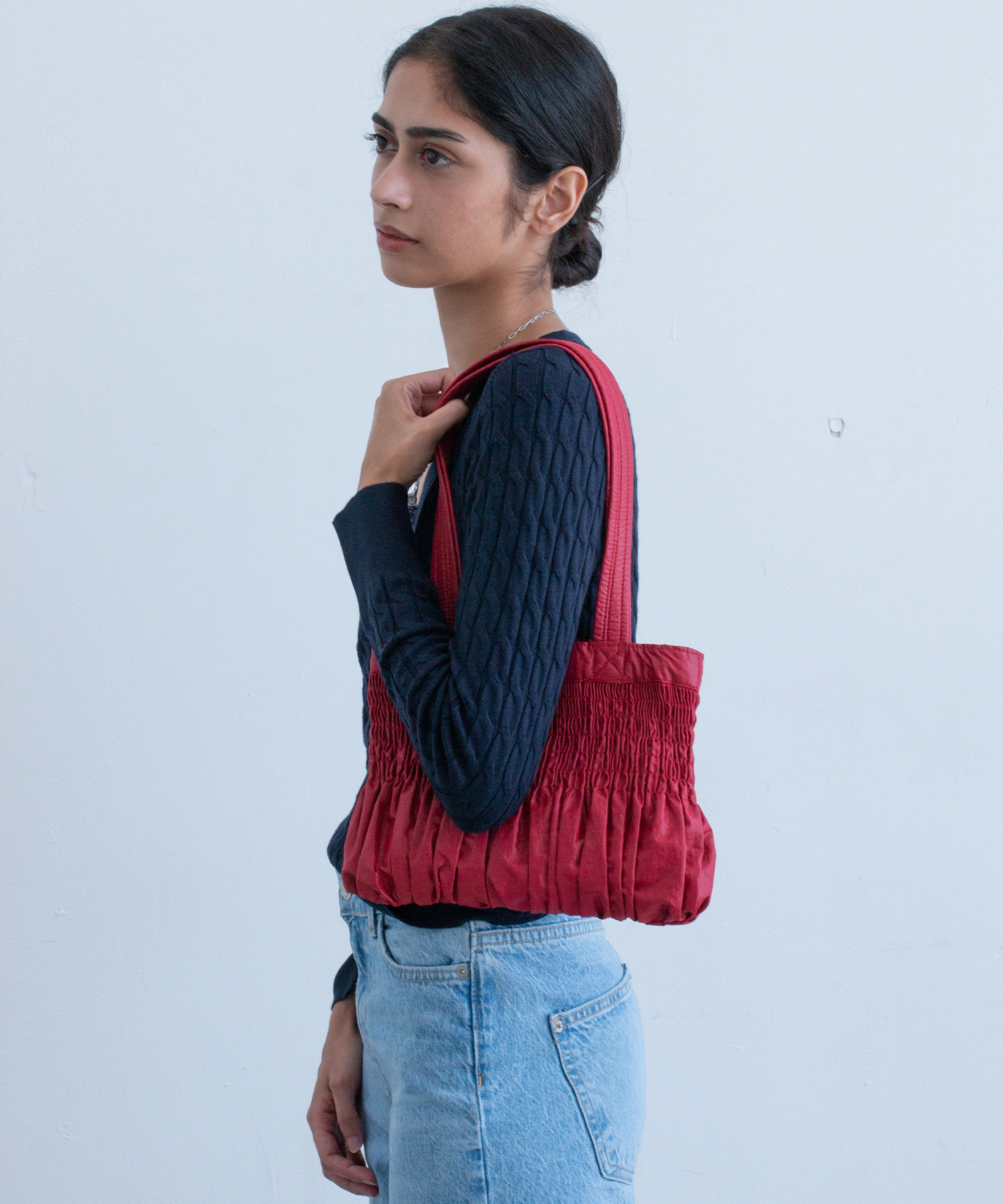 얀 YAHN 페어리 토트백 - 레드 - 위시버킷