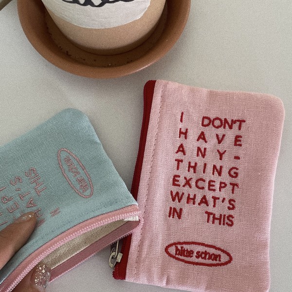 비터셴 bitte schon- mini pouch (리오더버전 추가) - 위시버킷