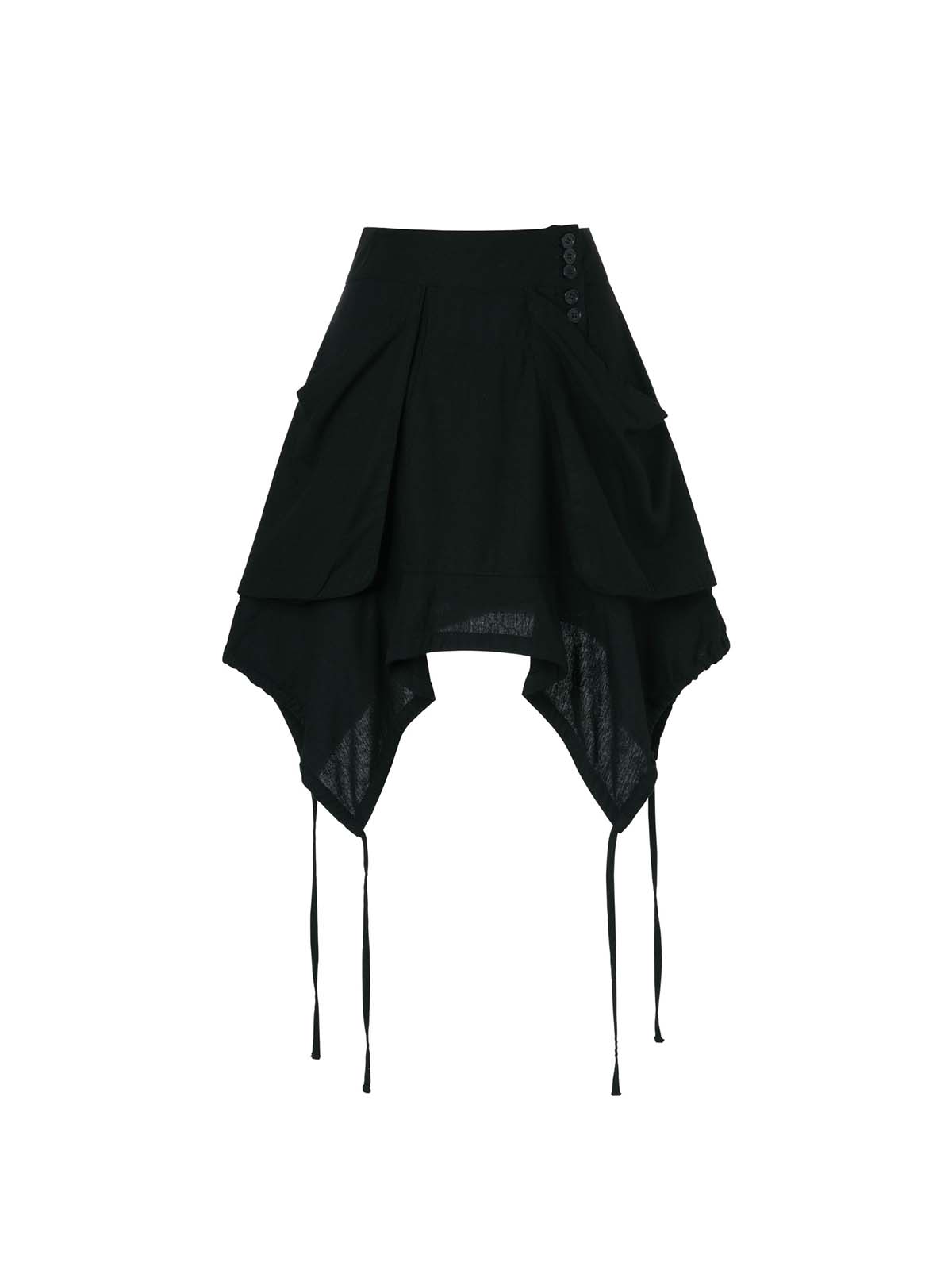 TRIPLESTORE FAIRY STRING SKIRT BLACK - 위시버킷