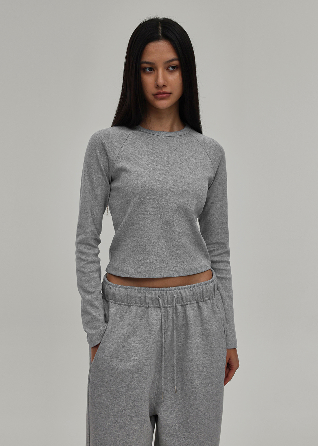 블랙업 [B-BASIC] 스탠다드 나그랑 긴팔티 (2SIZE) - 위시버킷