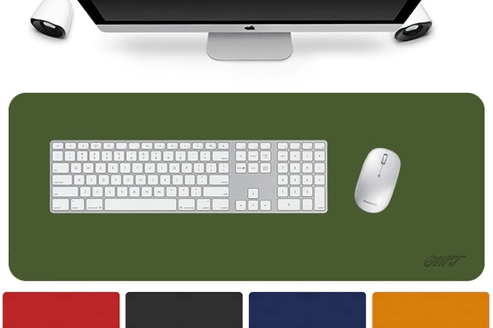 오엠티 대형 900x400 양면 가죽 장패드 책상 데스크매트 - 위시버킷