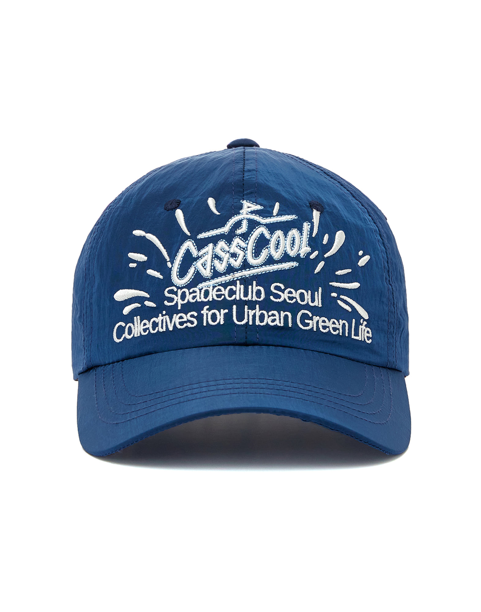 스페이드클럽서울 SCS X CASS COOL Cap - Navy - 위시버킷