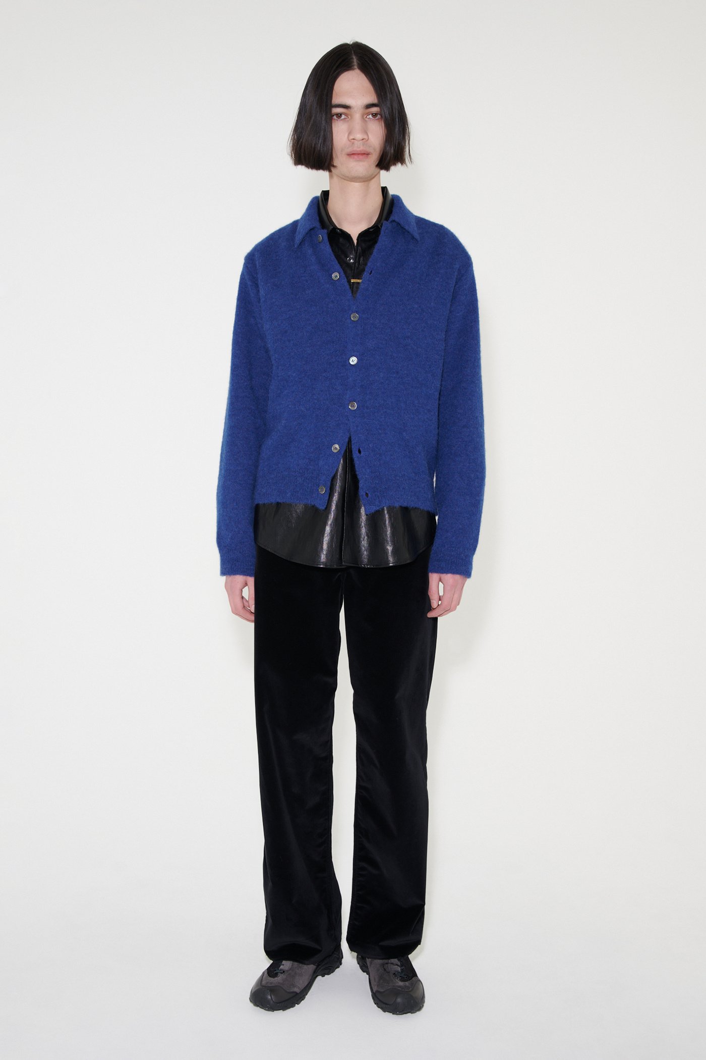 아워레거시 Evening Polo Royal Blue Fuzzy Alpaca - 위시버킷