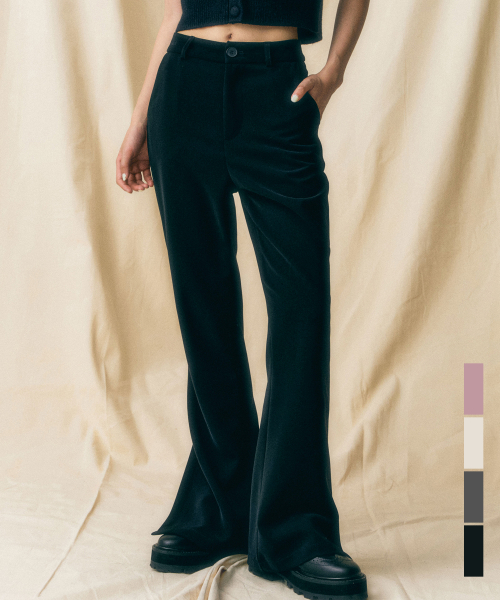 어반드레스 Side Slit Bootcut Slacks - 4COL - 위시버킷