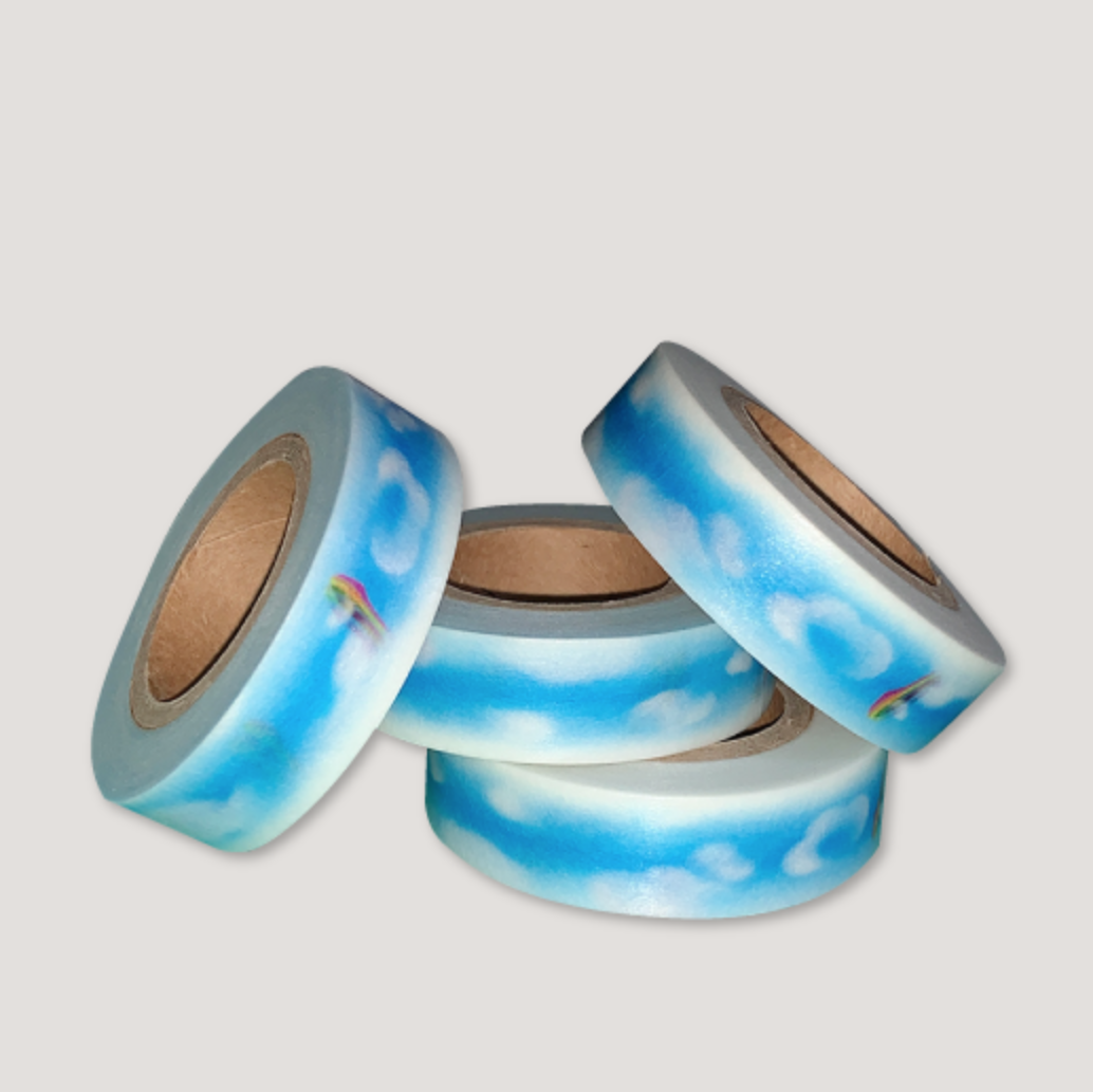 꽃밭 (bys) Cloud Masking Tape - 위시버킷