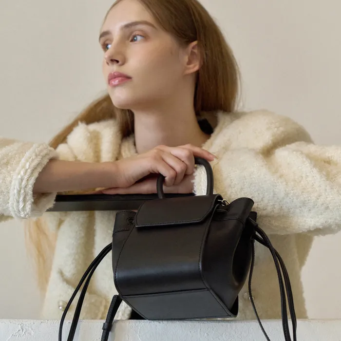 메종246 PANIER JINI BAG-BLACK - 위시버킷