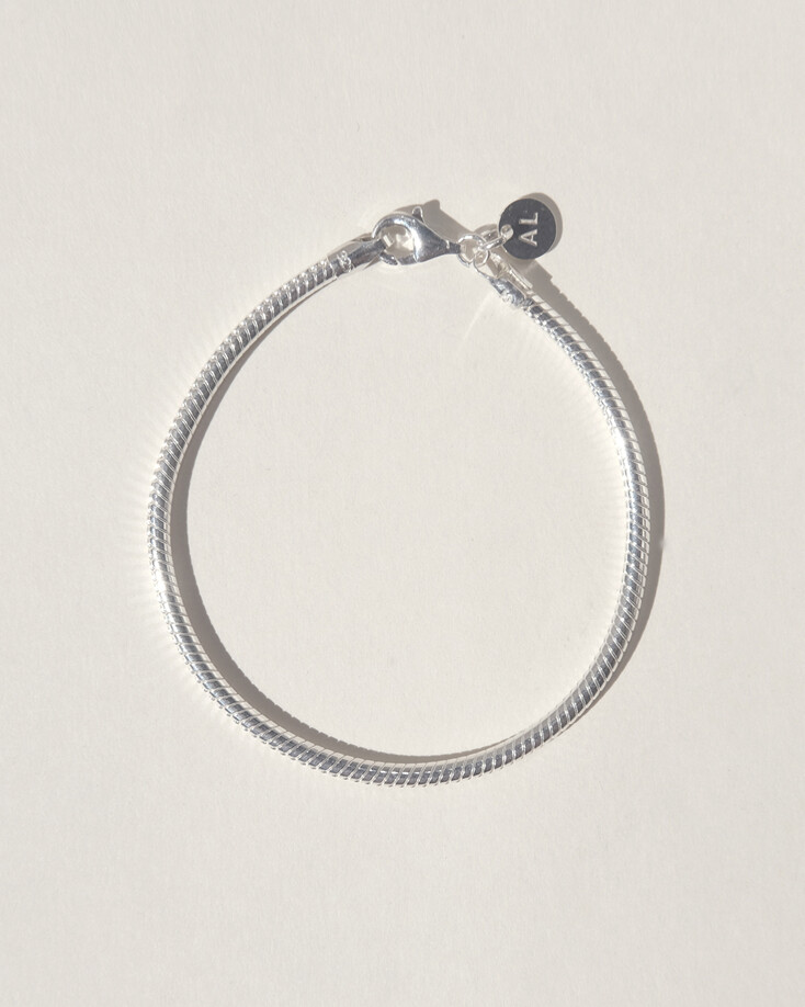 어나더레이어 Basic Bold Bracelet (silver925) - 위시버킷