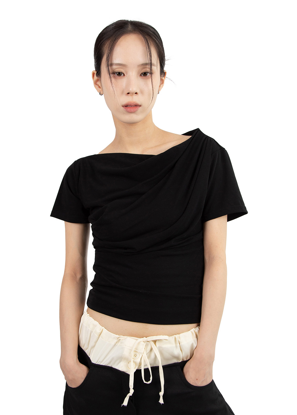 릿킴 DRAPE TEE - 위시버킷