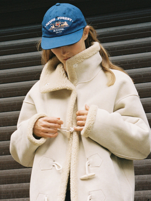 엔오르 [단독] REVERSIBLE MUSTANG WOOL COAT - IVORY - 위시버킷